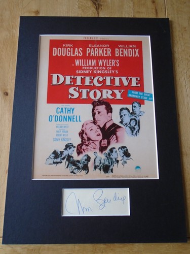 William Bendix Detective Story Genuine Signed Authentic Autograph ...