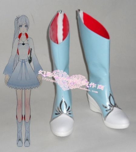 RWBY Weiss Schnee cosplay shoes boots Custom-Made | eBay