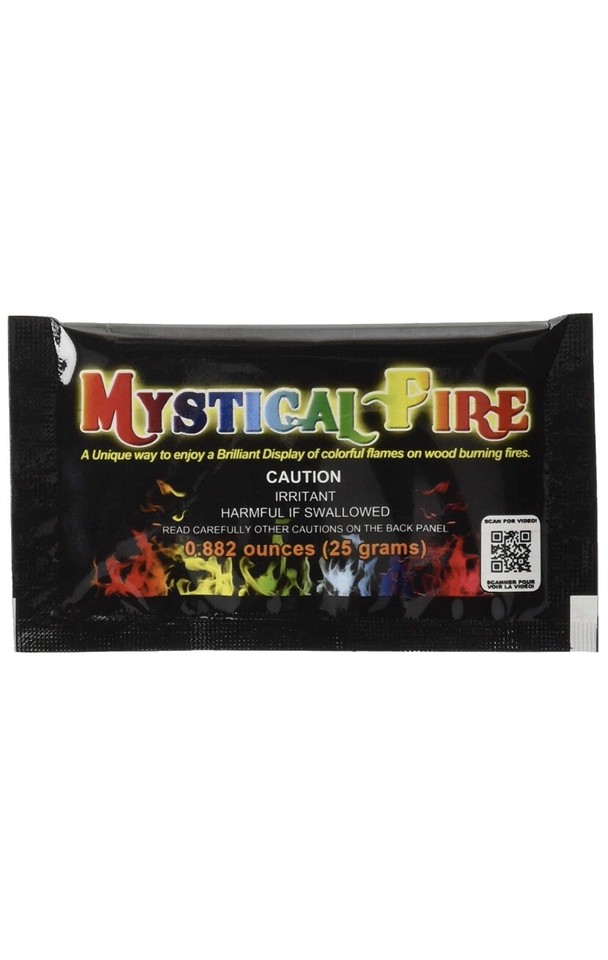 Mystical Fire Campfire Fireplace Colorant Packets 50 Pack Changes Color ...