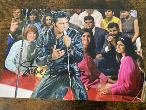 Steve Binder Director w/ Elvis Presley Hand Signed 4x6 Photo Comeback ...