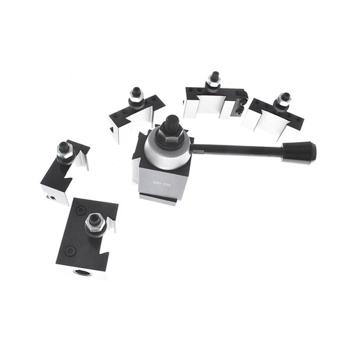NEW AXA 250-100 Piston Quick Change Tool Post Holder Set For Lathe 6 ...