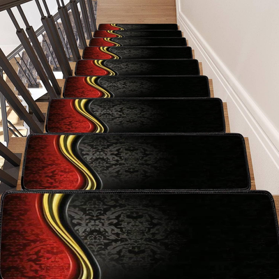 Peel And Stick Stair Treads Stair Treads Carpet Set Of 13 Luxury ...