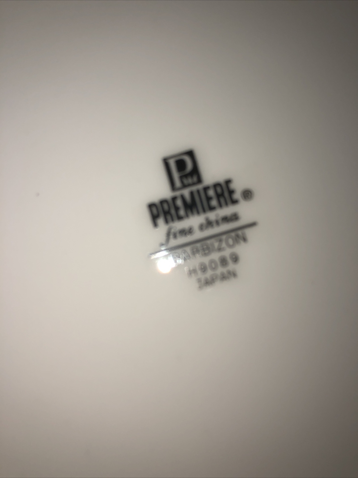 4 Vintage Premiere Fine China Plates Barbizon H9089 Japan Discontinued ...