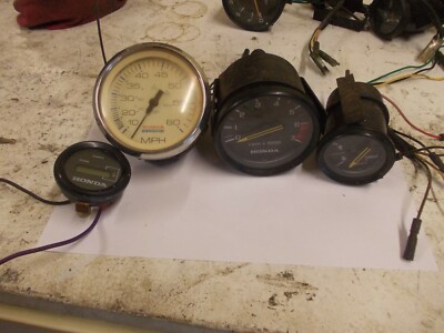 HONDA OUTBOARD PART SET OF 4X GAUGES | eBay Australia