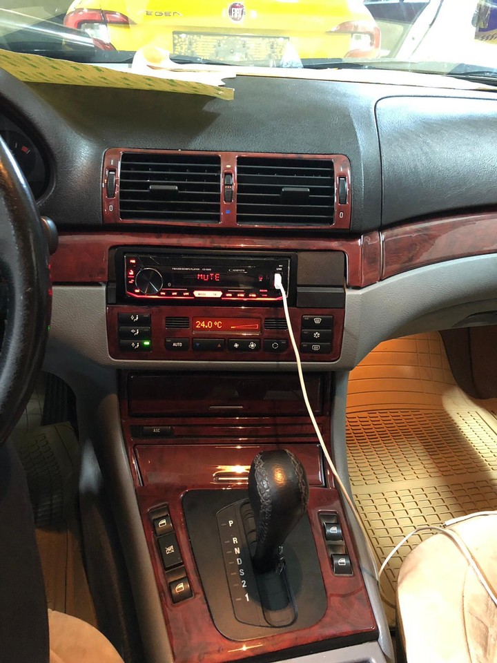 FOR BMW E46 3 SERIES INTERIOR Dash Trim Kit 3M BLACK FULL SET 1998-2006 ...
