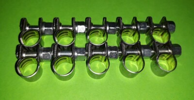 ABA Stainless Steel Fuel Hose Clips #8mm Diameter VW Volkswagen BMW ...