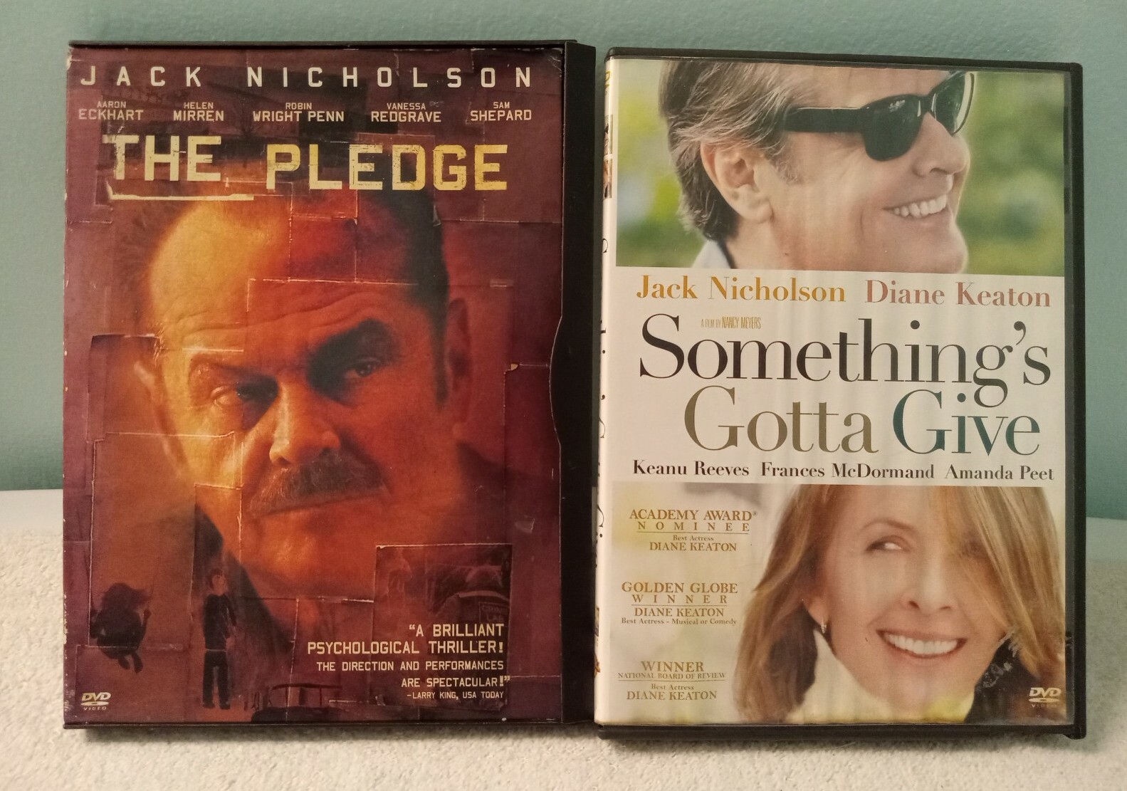 JACK NICHOLSON DVD DBL FEATURE: The Pledge (2001) Something's Gotta ...