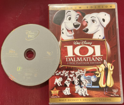 101 Dalmatians (DVD, 2008, 2-Disc Set, Platinum Edition) w/ Bonus DVD ...