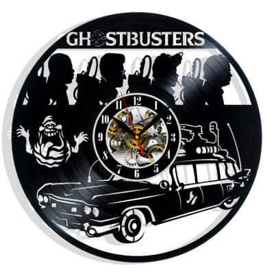 Ghostbusters Vinyl Wall Clock Records Decor Gift Christmas Birthday ...