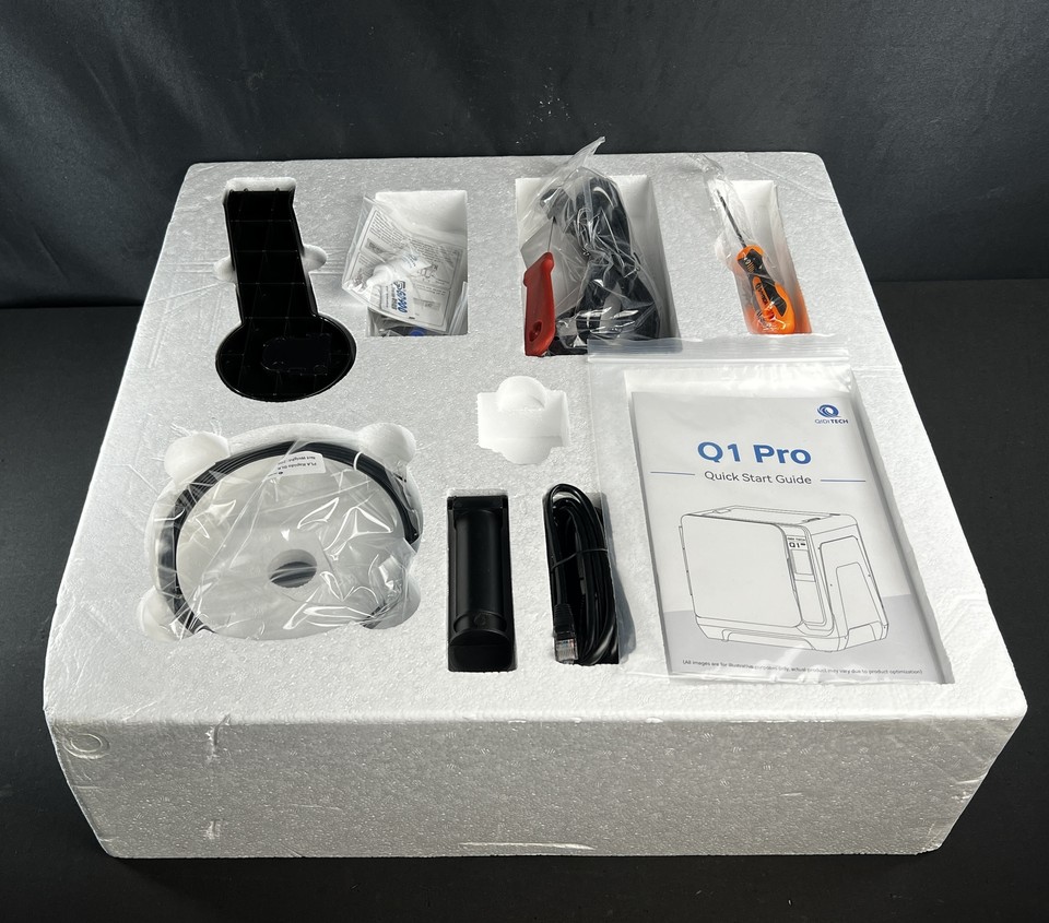 QIDI Q1 Pro 3D Printer | FDM | 600mm/s High-Speed Printing | Auto ...