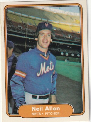 FREE SHIPPING-MINT-1982 Fleer Neil Allen #520 METS PLUS BONUS CARDS | eBay