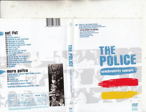 The Police-Synchronicity Concert-2005-Rock Band-Music Band TP-DVD | eBay