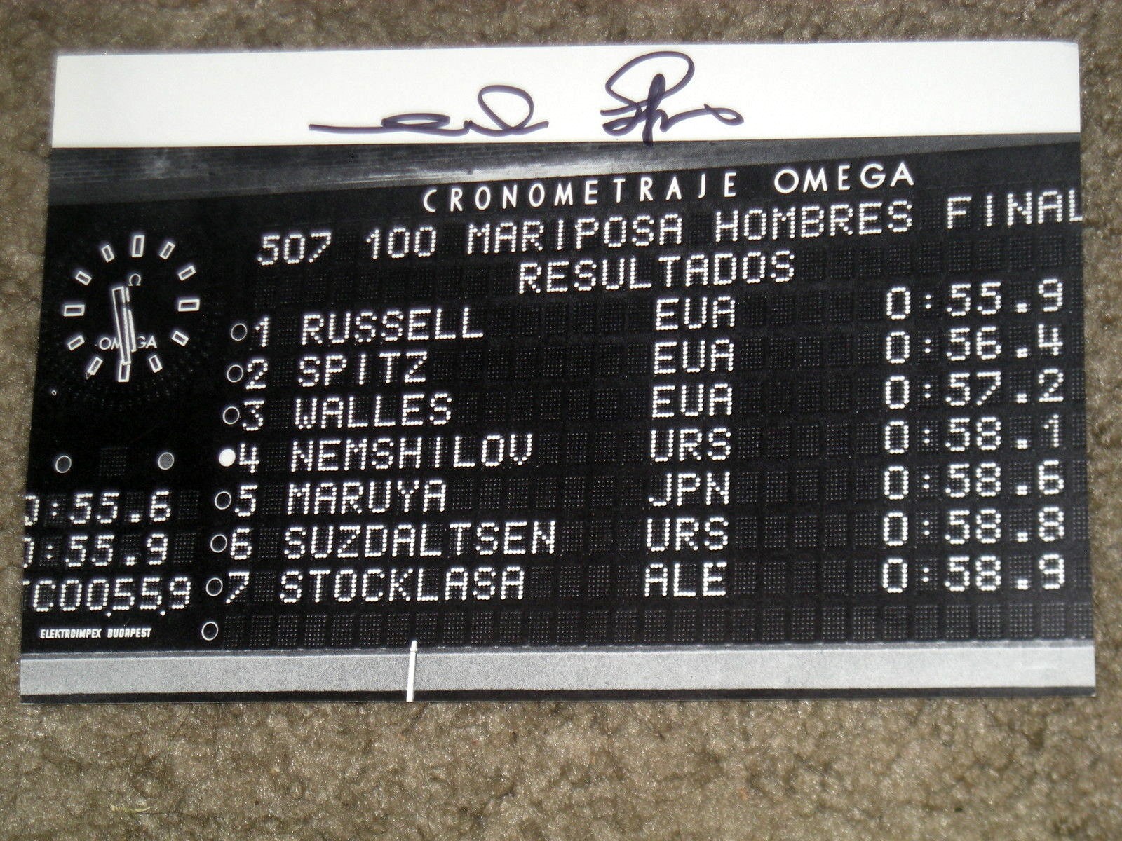 Mark Spitz USA Swimming 7 Gold Medals | Grelly USA