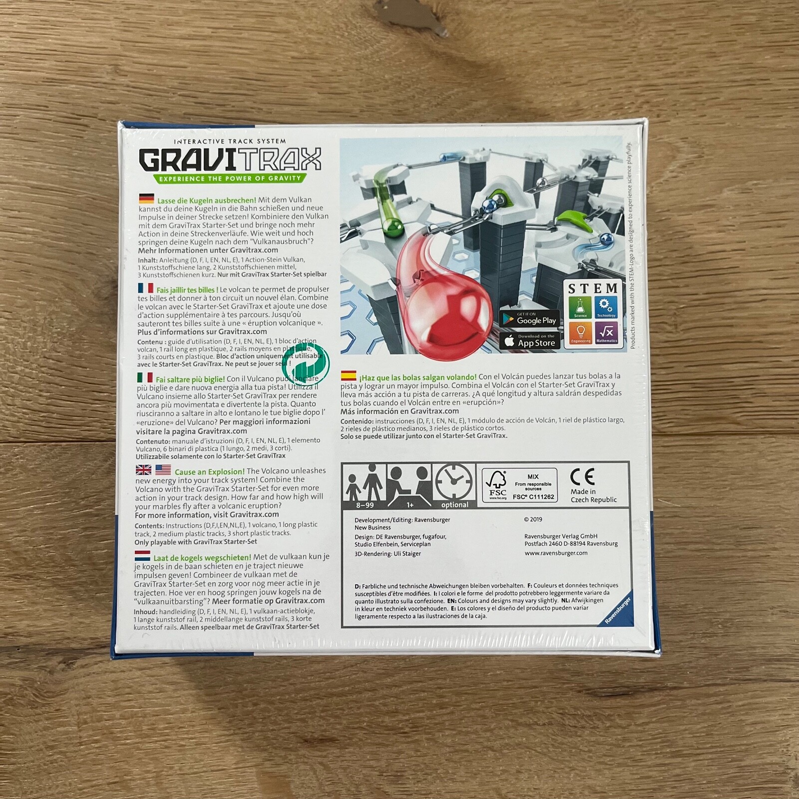 Ravensburger Interactive Track System, GRAVITRAX Expansion Volcano ...