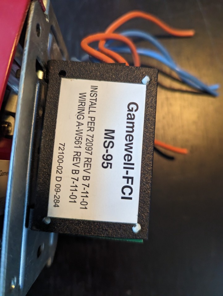 2x Gamewell-FCI GWMS-95 Analog Addressable Manual Pull Station **Red ...