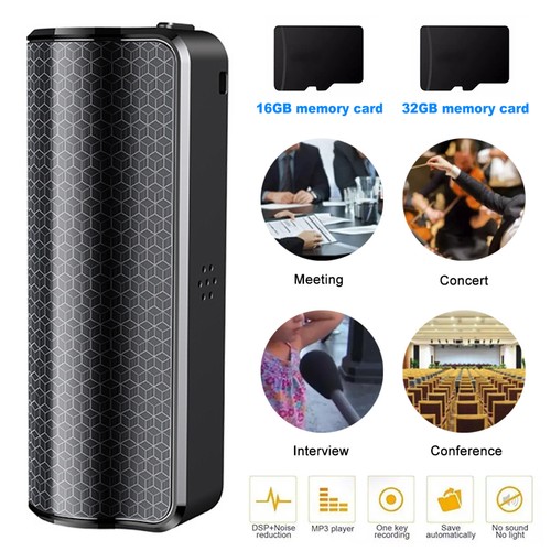 Digital Voice Recording Magnetic Mini Hidden Audio Recorder Device 16 ...