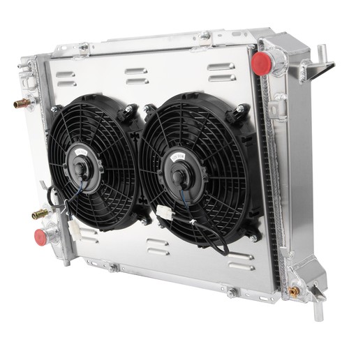 4 Row Radiator Shroud Fan For 94-97 Ford Thunderbird 93-98 Lincoln Mark ...