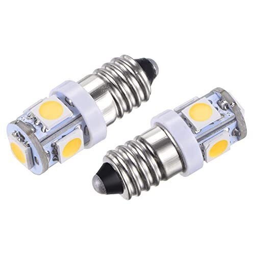 E10 Screw Base Led Bulbs 55050 Dc 12v 1w Mini Lights Interior Lamps ...