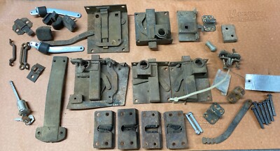 Model A Ford Door Latch Assemblies And Large Parts And Pieces Lot ...