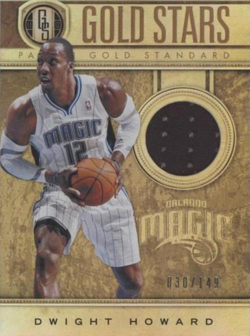 2011-12 Panini Gold Standard - Gold Stars Memorabilia Dwight Howard #11 ...