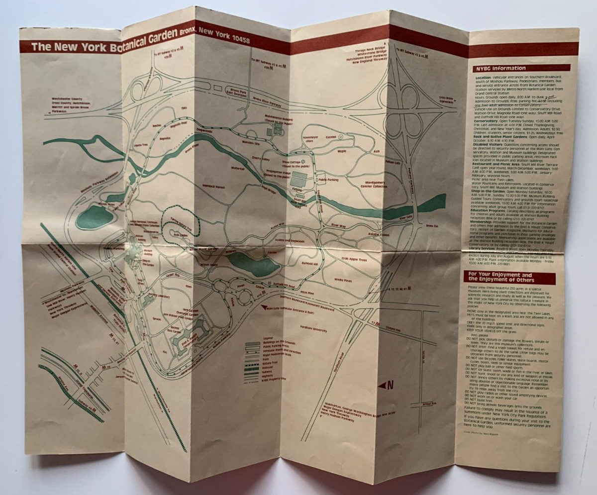 New York Botanical Garden Map New York Botanical Garden — MKW