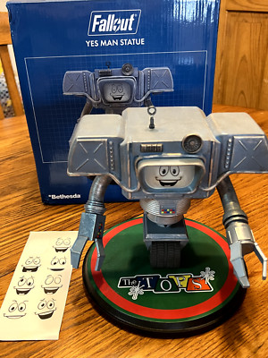 Securitron Bethesda The Tops Fallout New Vegas Yes Man Statue | eBay