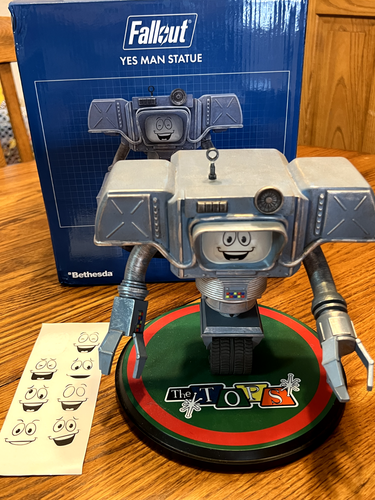 Securitron Bethesda The Tops Fallout New Vegas Yes Man Statue | eBay