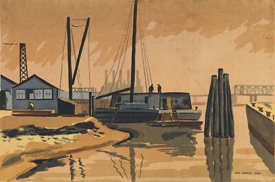 Harlem River : Max Arthur Cohn : Archival Quality Art Print | eBay