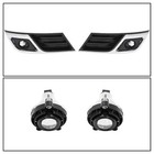 KUAFU Fog Lights W/ Bezels Trim For Chevrolet Traverse 2013-2017 ...