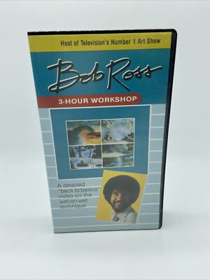 Vintage BOB ROSS 3-Hour Workshop VHS Video Tape Back To Basics ...