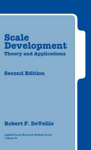Applied Social Research Methods Ser.: Scale Development : Theory and Applications by Robert F ...