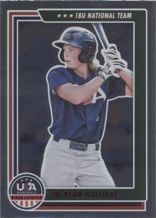 2022 Panini USA Baseball Stars & Stripes - Longevity Jackson Holliday ...