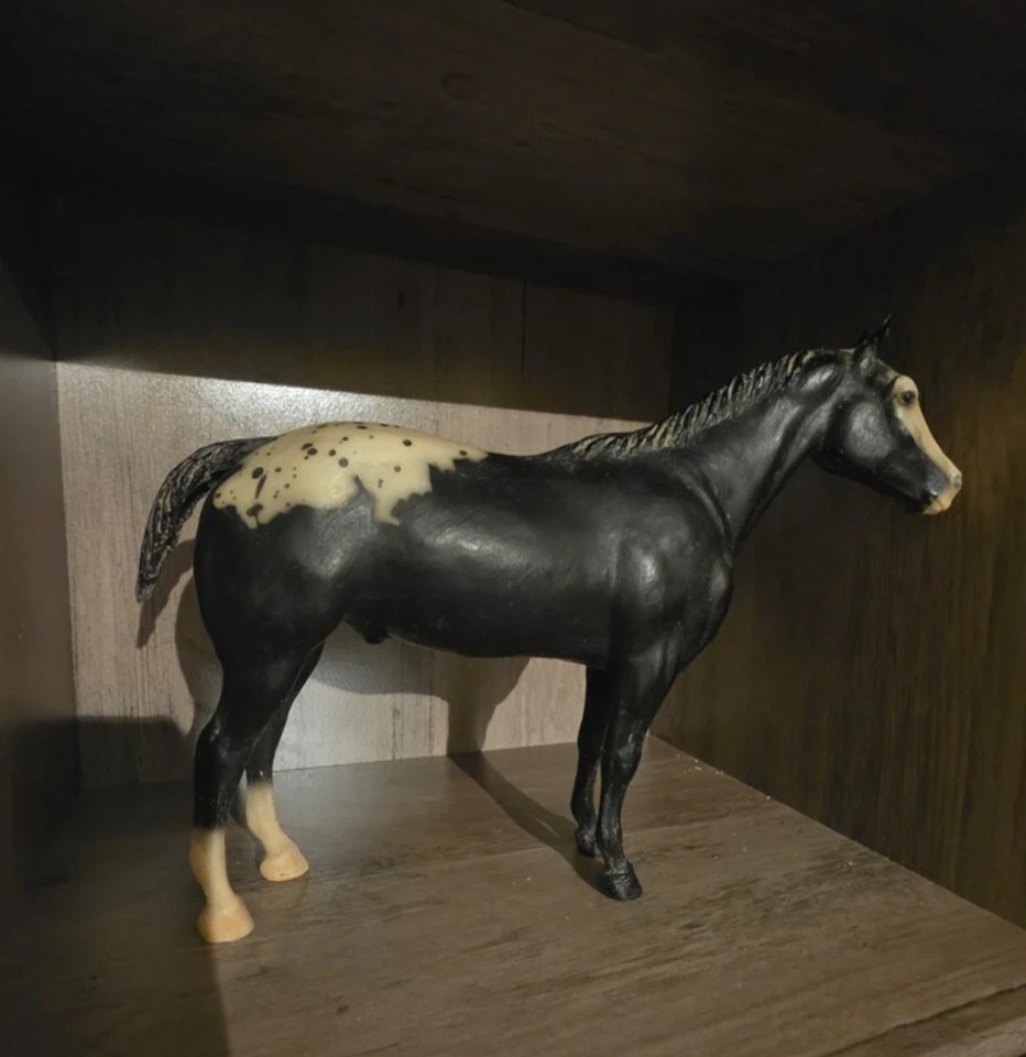 Breyer Black Appaloosa Performance Horse And Abdullah Trakehner ...