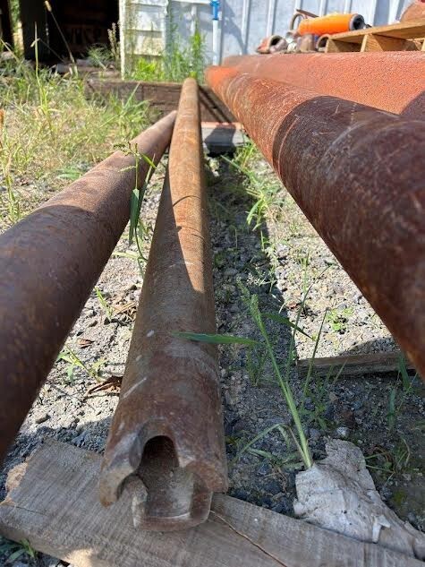 Corrugated Bottom Flap Valve Sand Pump Bailer for cable tool well ...