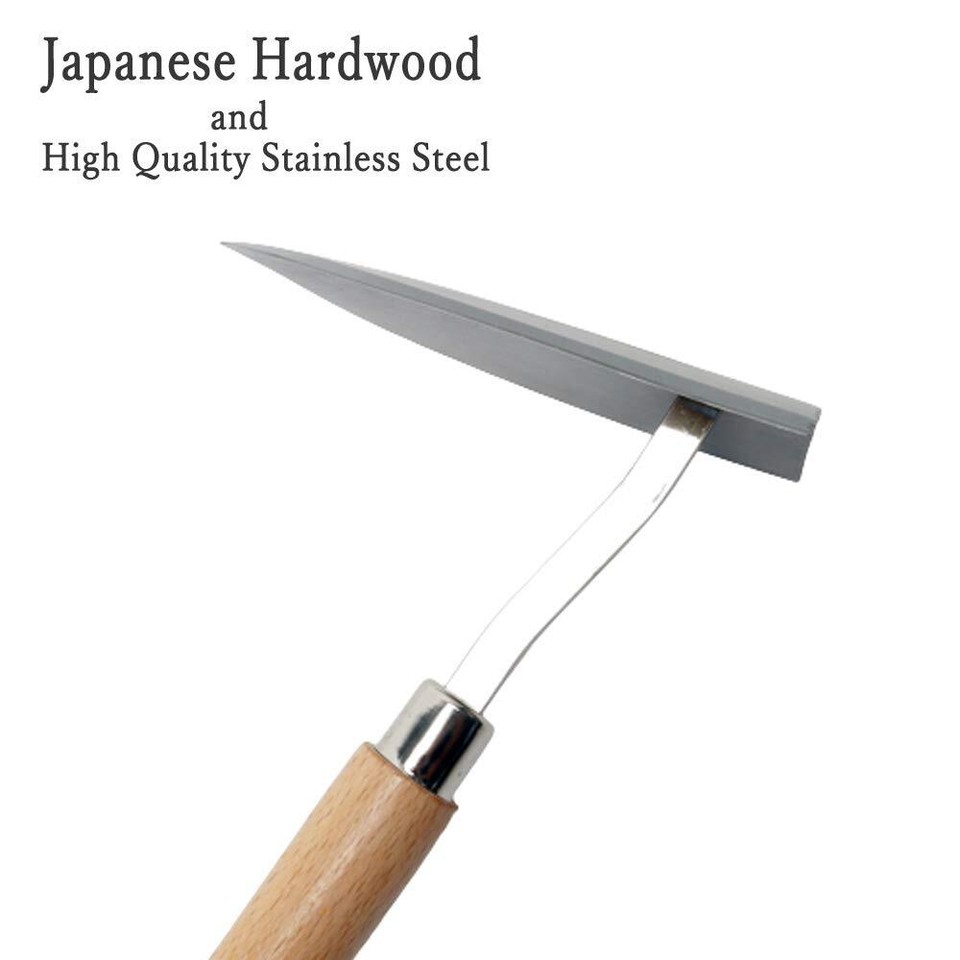 Japanese Garden Landscaping Triangle Hoe With Stainless Steel Blade ...