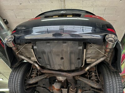 LEXUS IS250 CUSTOM BUILT STAINLESS STEEL EXHAUST SYSTEM BACK BOX DELETE ...