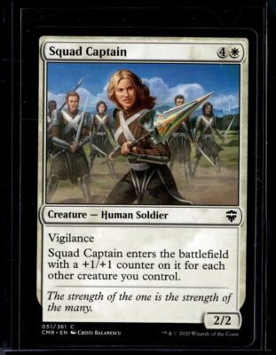 Squad Captain - 051/361 - CMR - NM - MTG Magic the Gathering | eBay