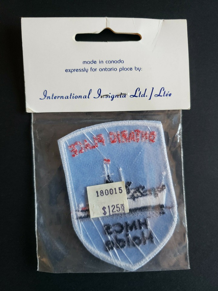 New in Package/Vintage HMCS Haida Ontario Place Patch Made in Canada | eBay