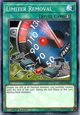 Limiter Removal LED2-EN049 Yu-Gi-Oh Card Light Play 1st Edition | eBay