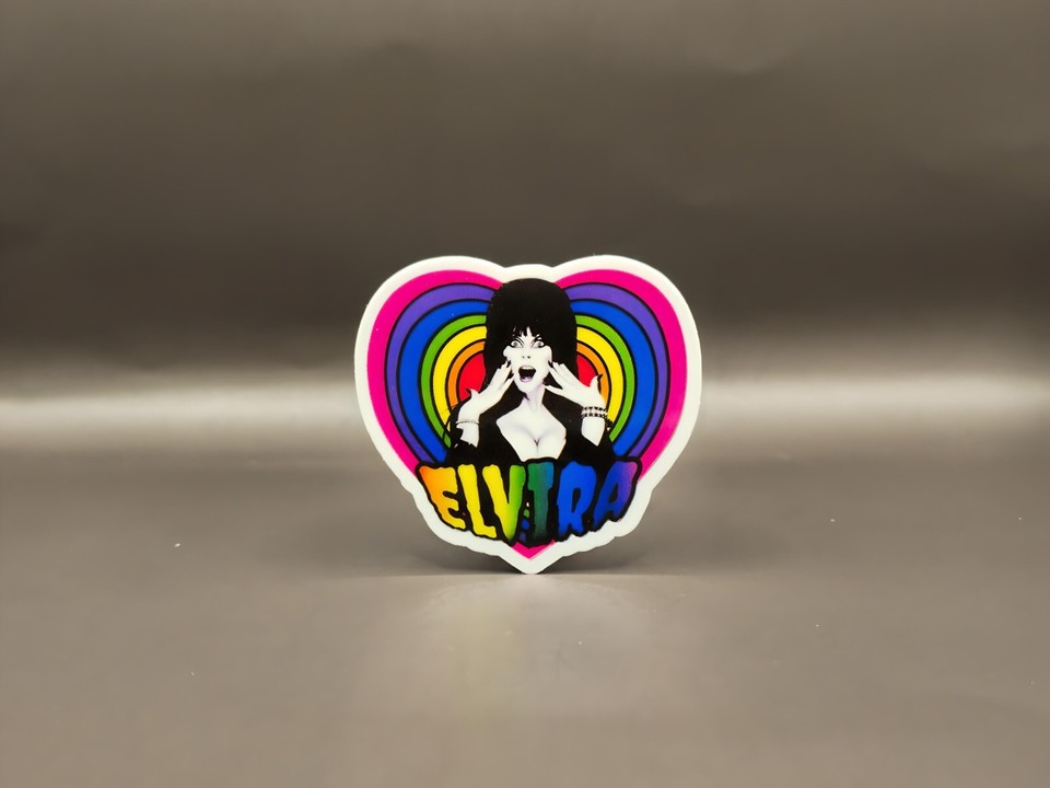 Elvira Mistress Of The Dark Vinyl Stickers Horror Halloween Spooky Cute ...