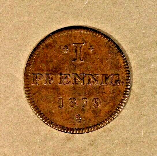 1819 German St. Frankfurt Juden Pfennig Token Choice | eBay