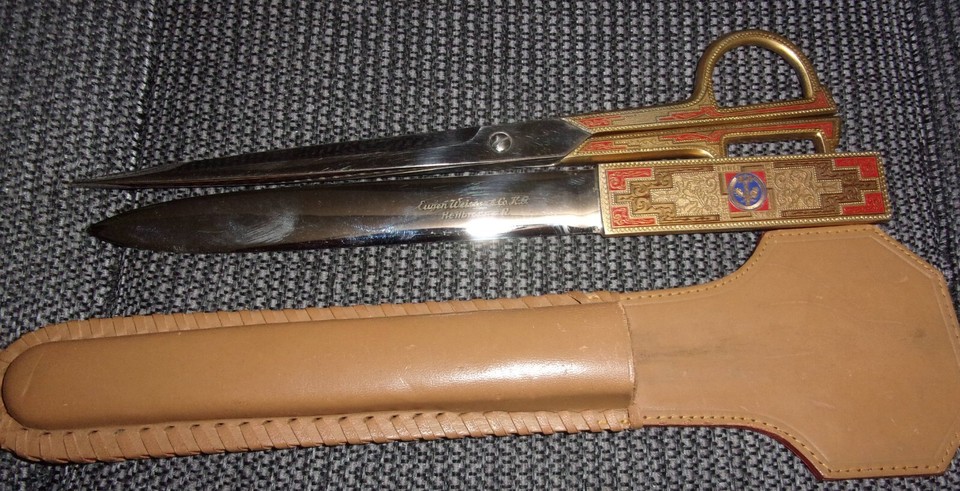 Vintage world war ll german Nazi letter opener & scissor set | eBay