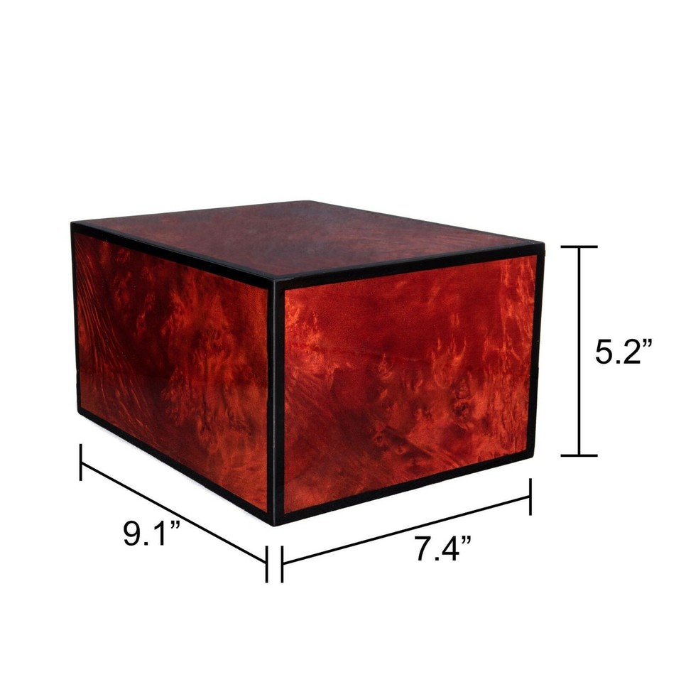 Montreaux 250 Cubic Inches Large/Adult Wood Box Funeral Cremation Urn ...