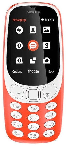 Nokia 3310 (2017) - Warm Red (Unlocked) Cellular Phone (Dual SIM) for ...