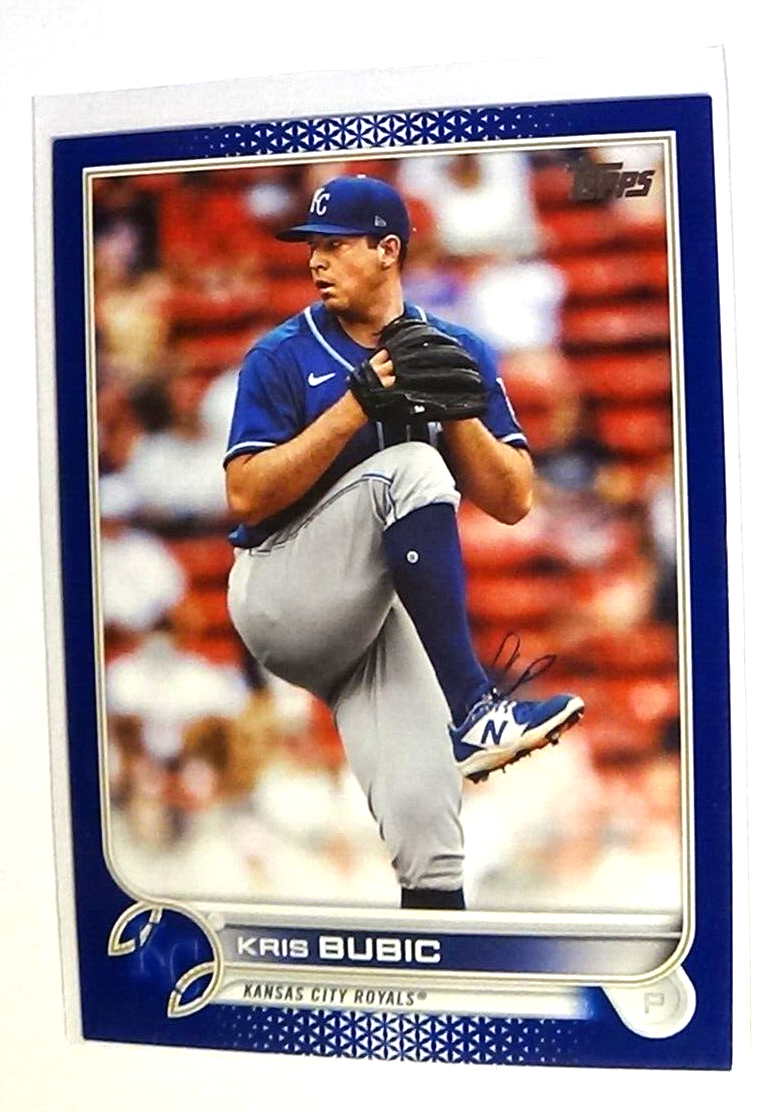 2022 Topps Series 2 # 626 Kris Bubic Royal Blue Parallel Card Kansas ...