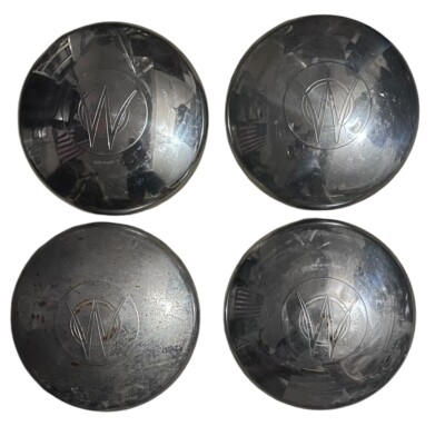 (4) 1948, 1949, 1950, 1951 ORIGINAL Willys Overland Jeepster Hubcaps ...