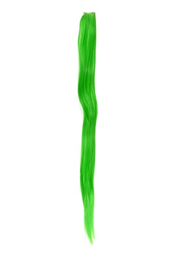 1 Clip Extension Strand Hair Extension Smooth Neon Green 63cm YZF-P1S25 ...