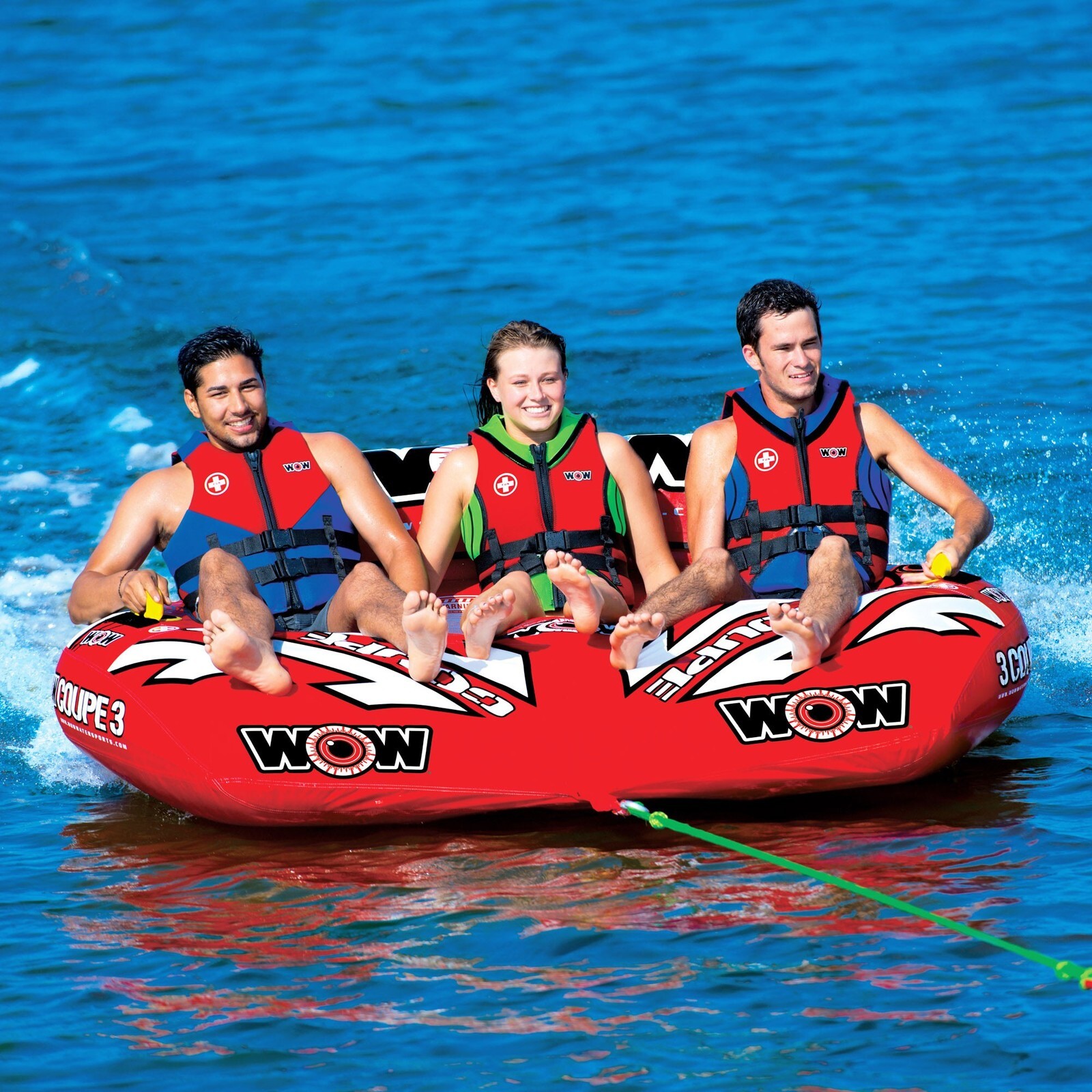 Wow Watersports 3P Person Coupe Water Ski Tube 15-1040 4897034342598 ...