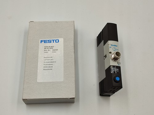 FESTO VSVA-B-M52-AH-A2-1R5L pneumatic solenoid valve 546767 24VDC /#8 ...