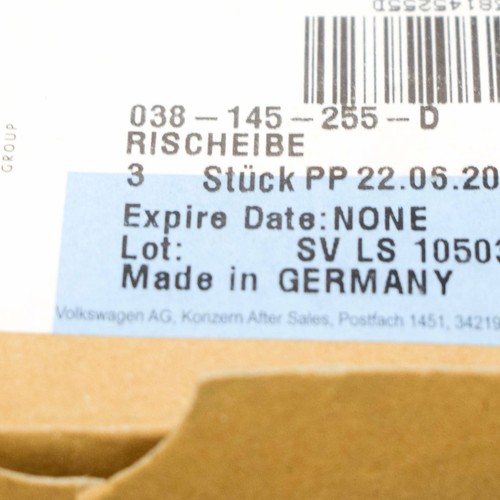 NEW AUDI A3 8L POWER STEERING PUMP PULLEY 038145255D 1.8 PETROL OEM | eBay